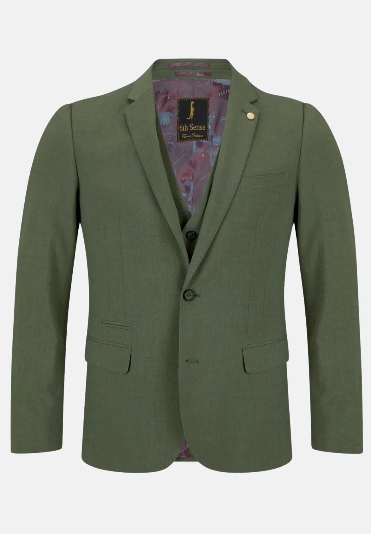 Men's 6th Sense 3-Piece Supreme Suit | Green – faddens.ie