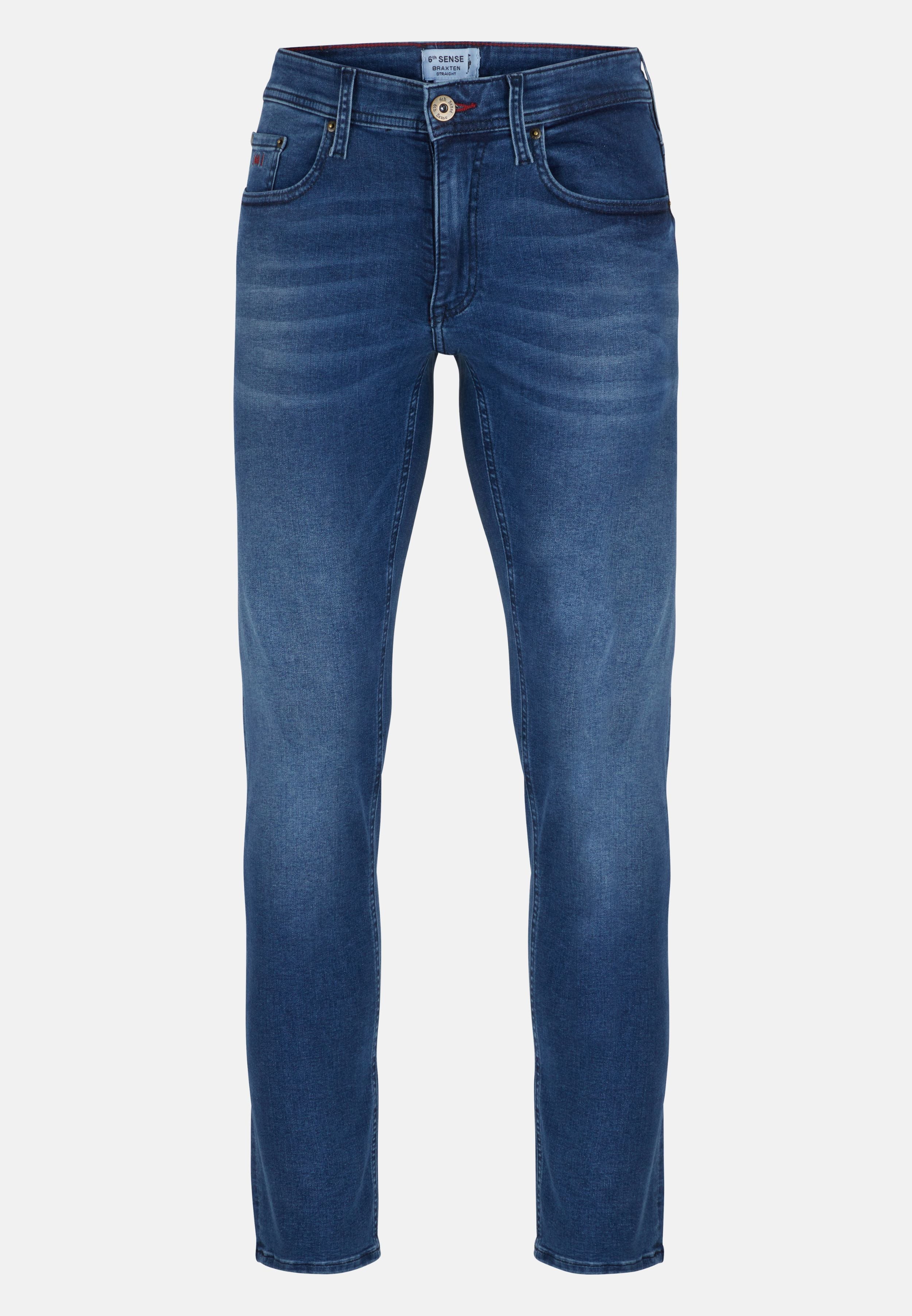 Men's 6th Sense straight-leg Jeans | Braxten | Mid Wash – faddens.ie