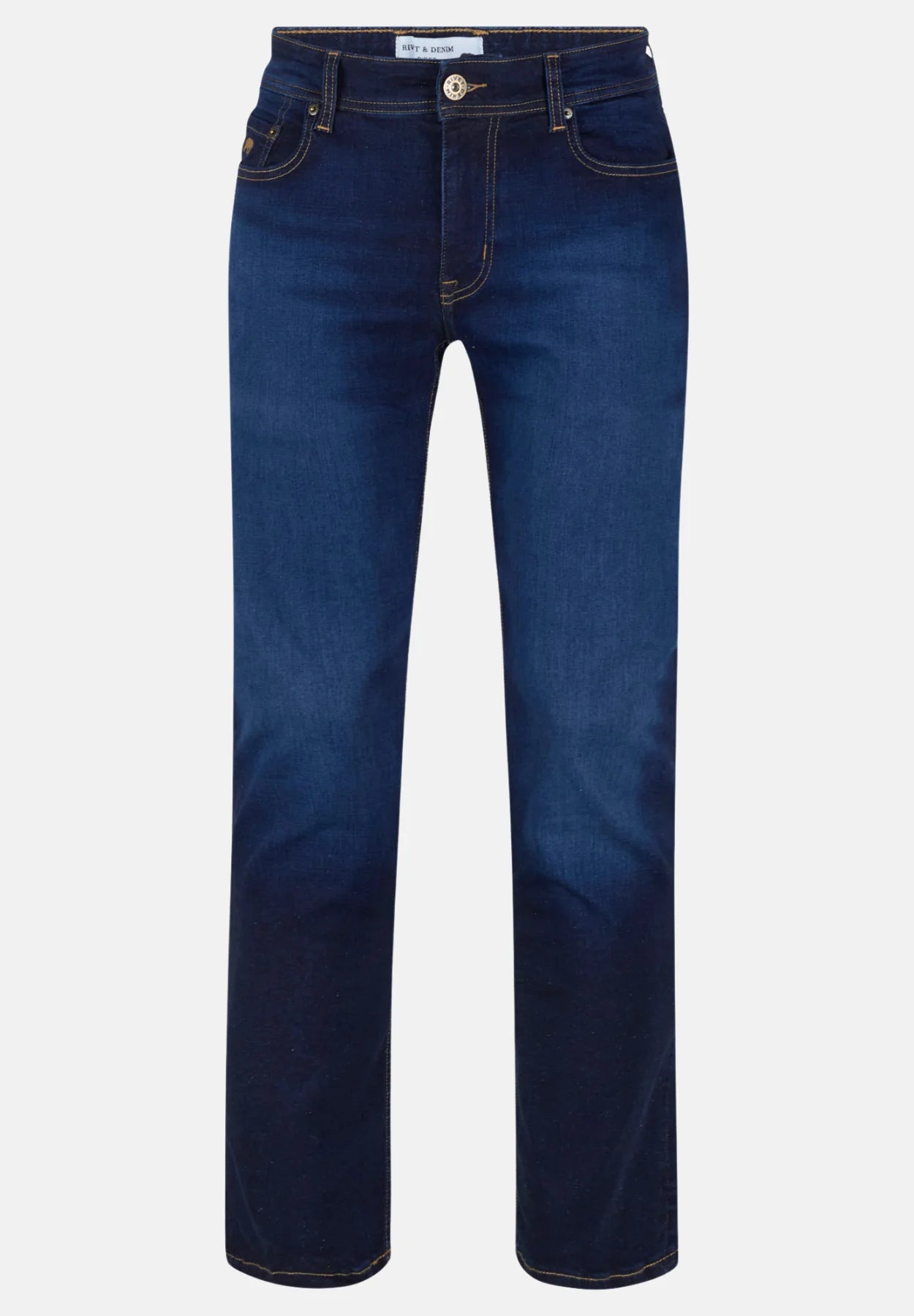 Men's Rivet & Denim Straight-Leg Forge Jeans | Stone Wash – faddens.ie