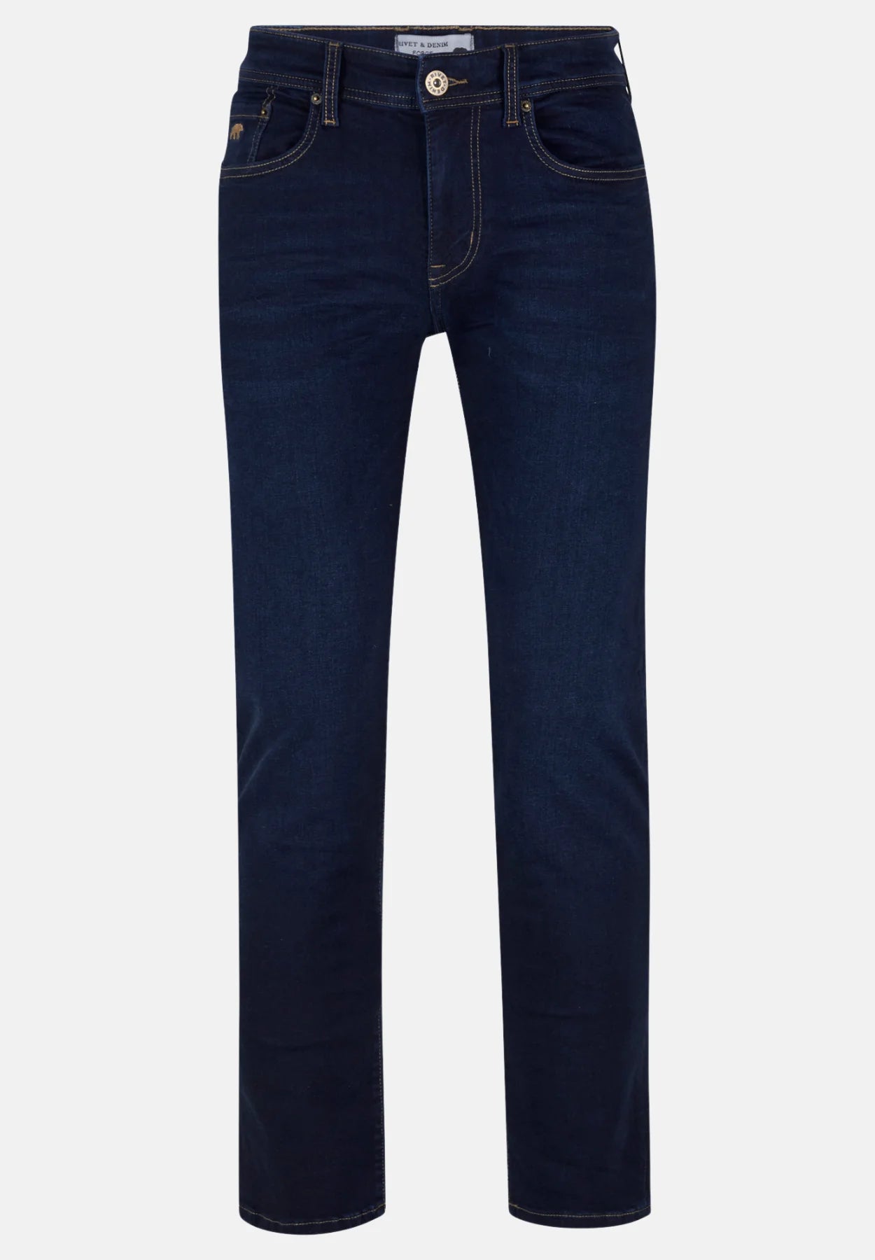 Men's Rivet & Denim Straight-Leg Forge Jeans | Dark Wash – faddens.ie